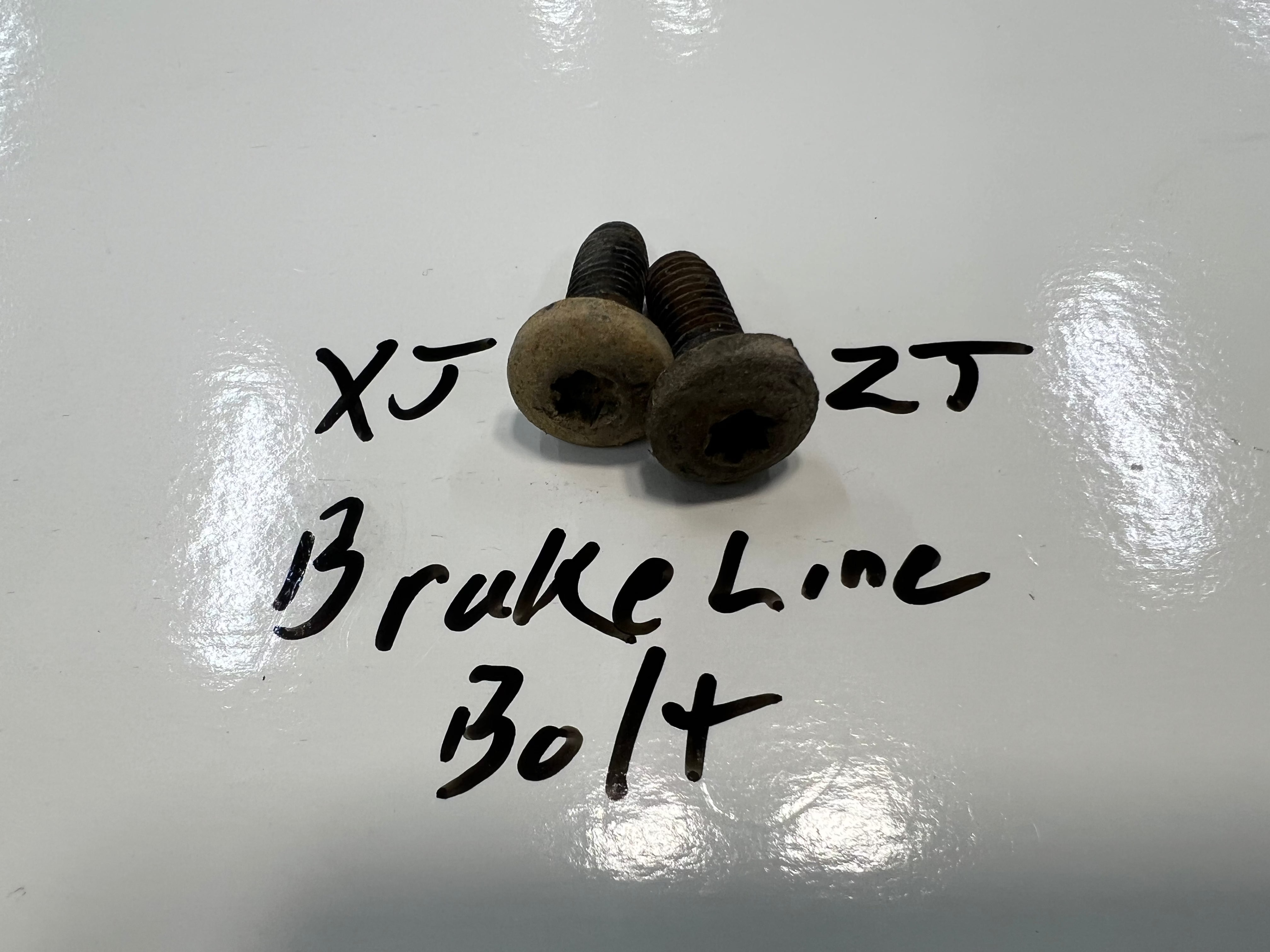 Front Brake Line to Frame Bolt - T-40 *XJ & ZJ* – DeXJ's